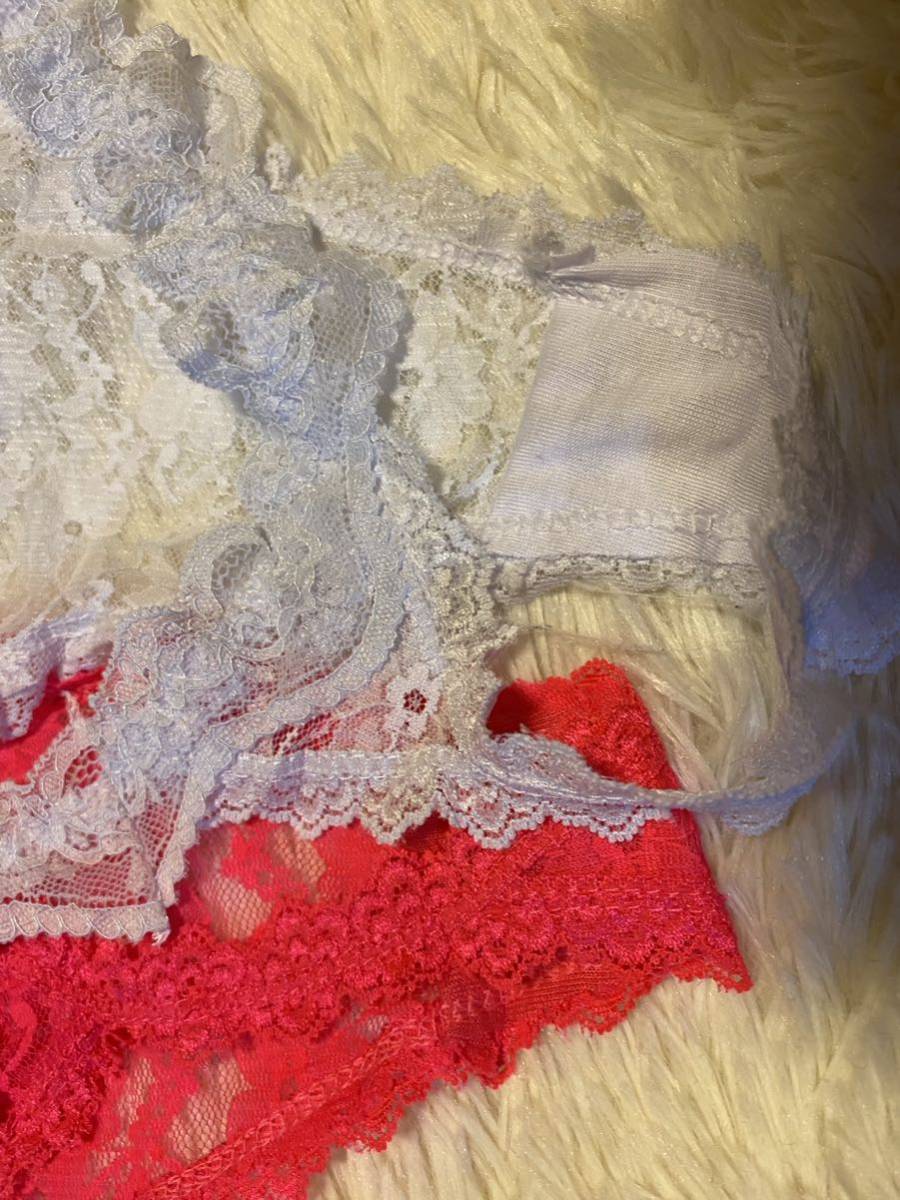 Yahoo!オークション - フリフリレースTバックショーツ ML2枚セット