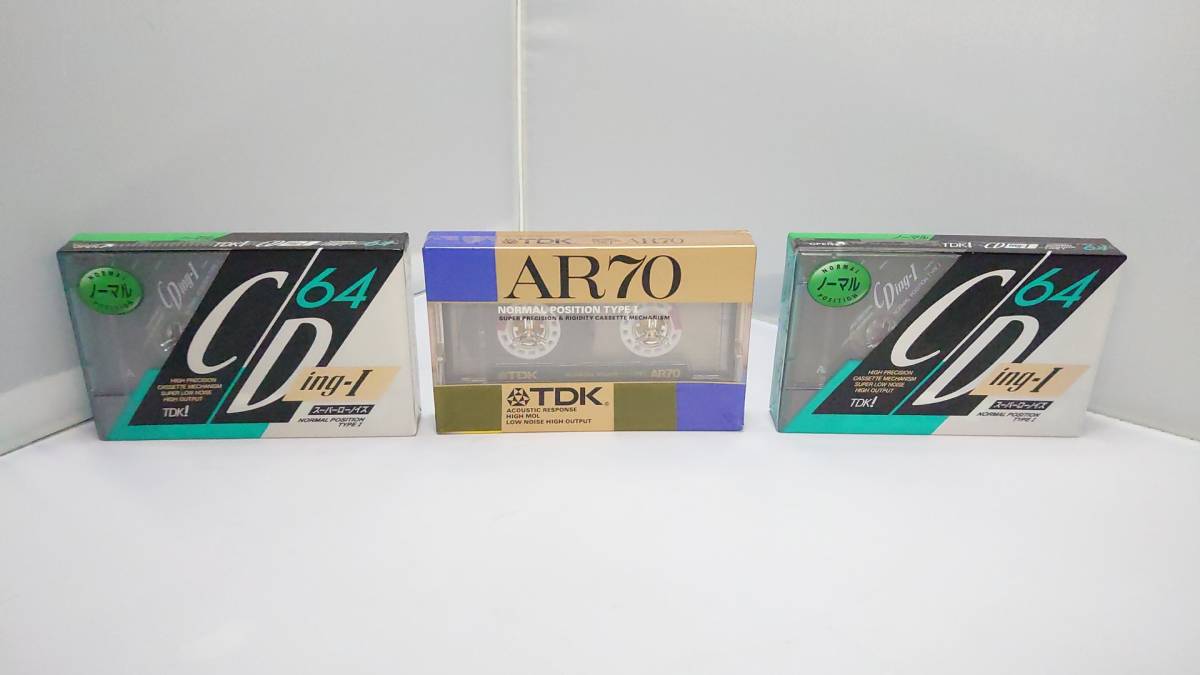 Yahoo!オークション - TDK カセットテープ 3本セット AR70 1本 / CDing...