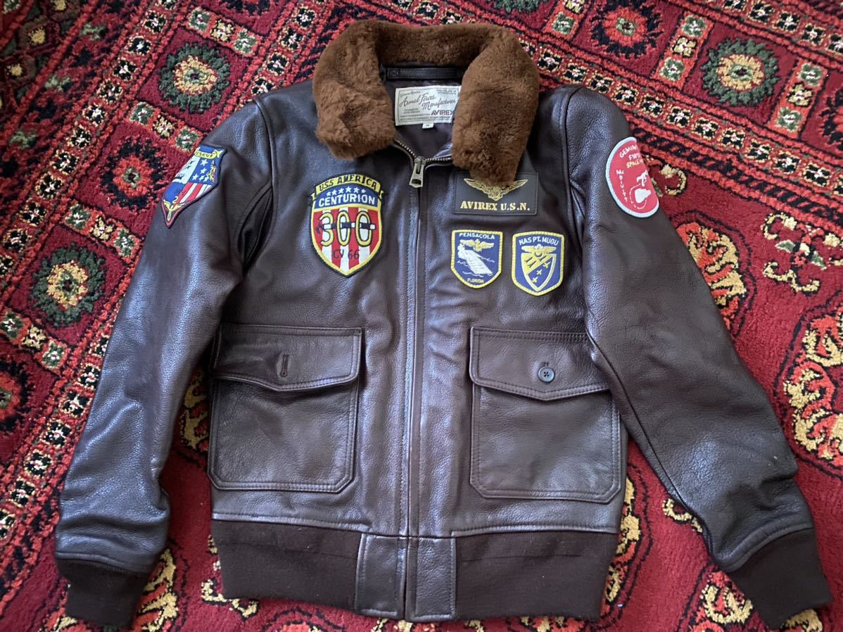 Yahoo!オークション - AVIREX アビレックス ゴート G-1 ジャケット CVA...