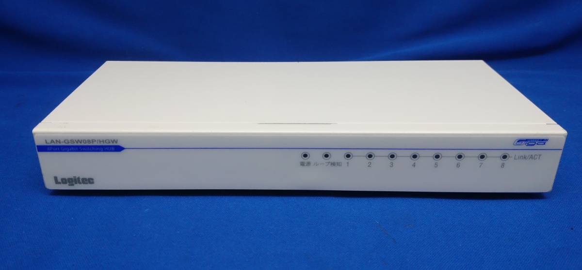 Yahoo!オークション - Logitec LAN-GSW08P/HGW 8ポート 1000BASE-T ス...