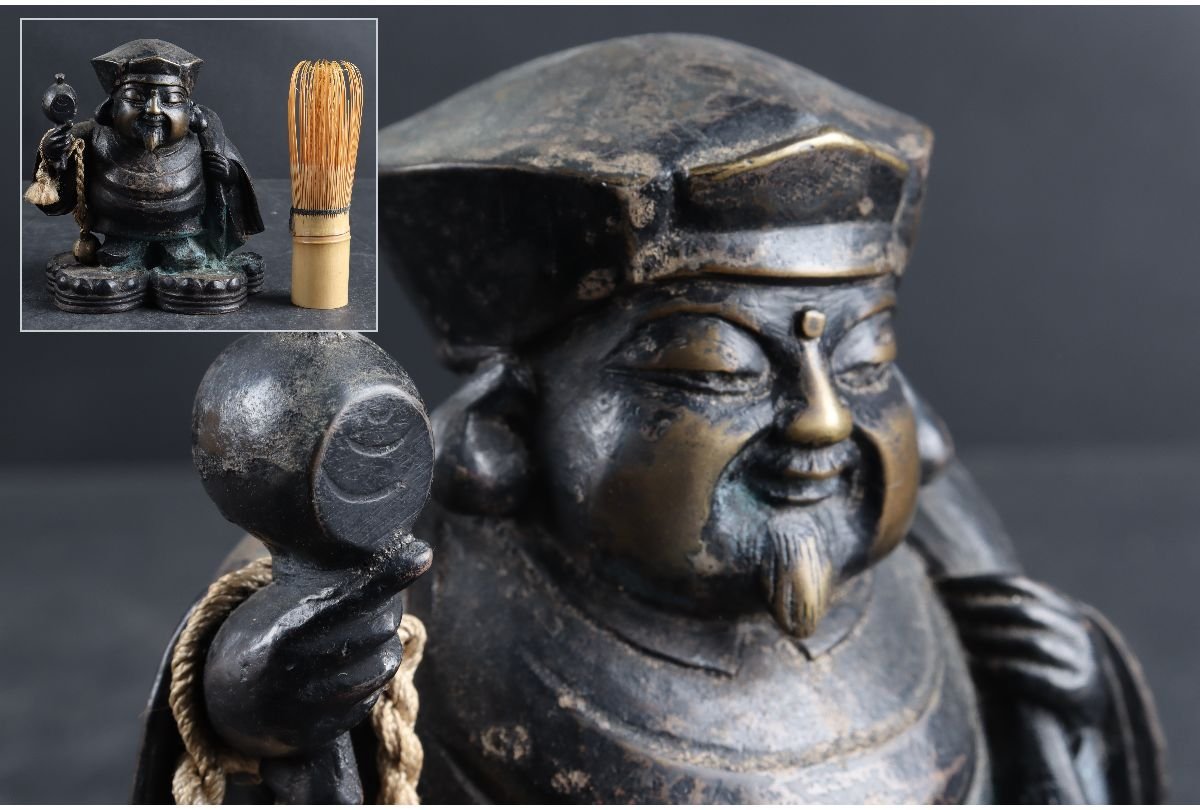 Yahoo!オークション - [URA]仏教美術/角田秀峰 刀/古銅大黒天像/2 212g...