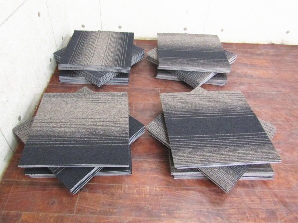 美品/sangetsu/サンゲツ/高級/NT350シリーズ/グラデーション/プランクサイズ/タイルカーペット/NT350G/4デザイン/104枚セット/17万smm4799t(中古)の ...