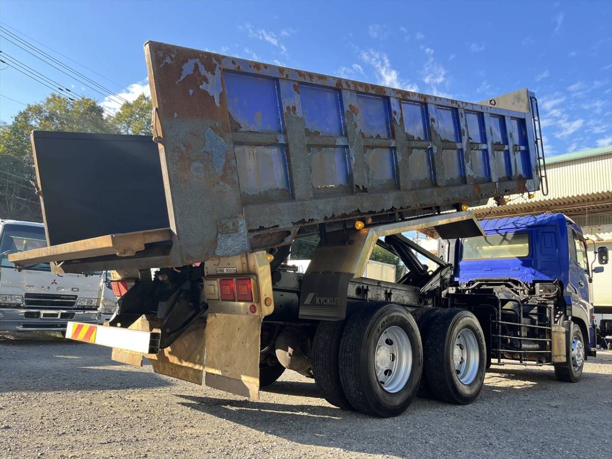 Yahoo!オークション - 動画有 売り切り H23年 UD クオン ダンプ 深ダン...