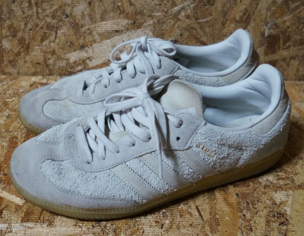 Yahoo!オークション - 本革スウェード アディダス SAMBA US9 27㎝ ADID...