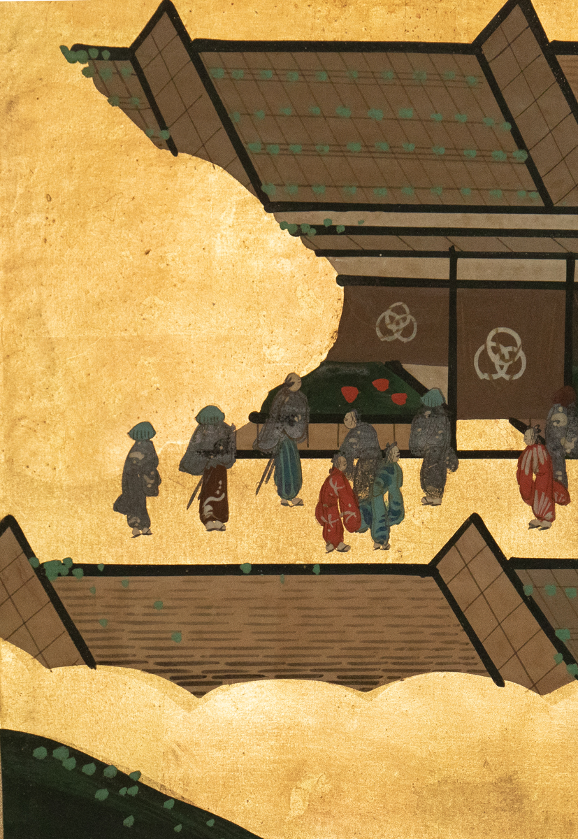 代購代標第一品牌－樂淘letao－661【模写】 洛中洛外屏風 断簡 詳細不詳