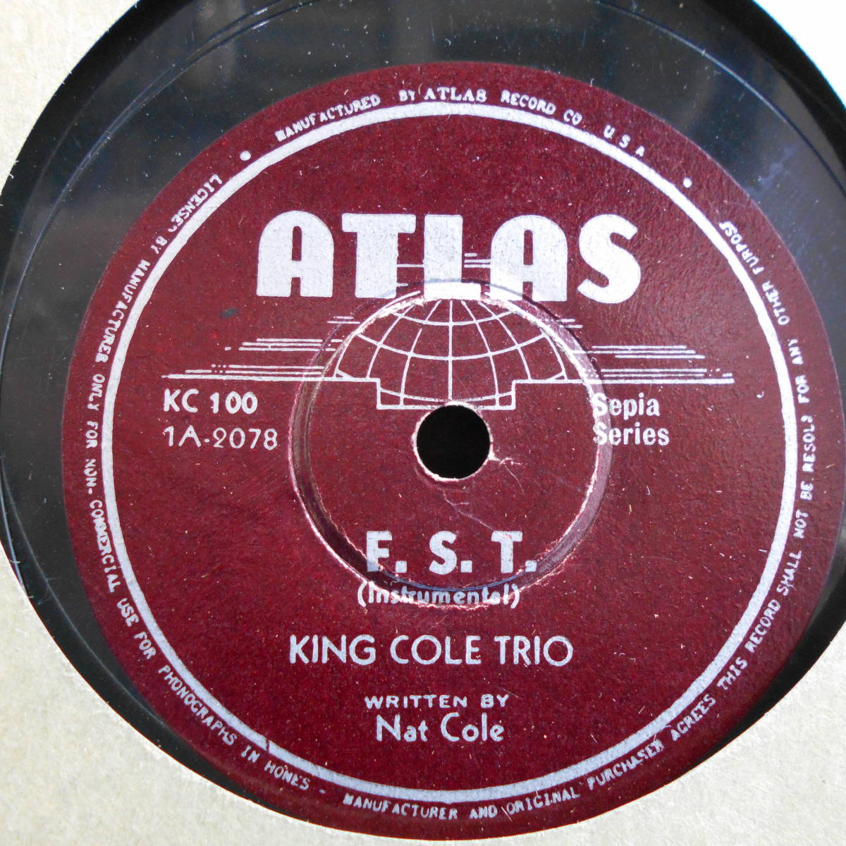 Yahoo!オークション - SP KING COLE TRIO (ATLAS KC-100)
