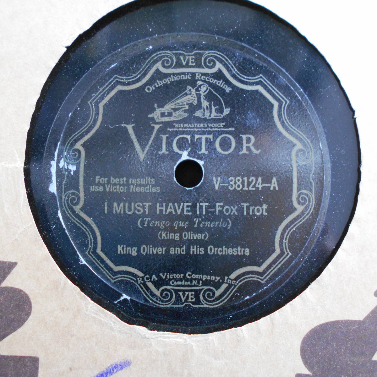 Yahoo!オークション - SP KING OLIVER & HIS ORCH. (VICTOR V-38124)