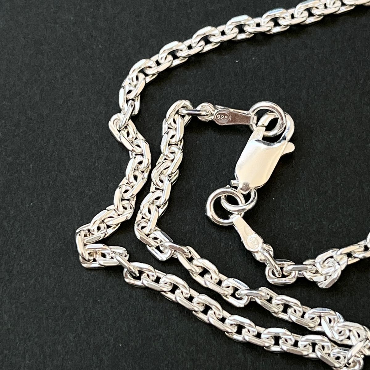 シルバー925 小豆チェーン ネックレス 50cm 幅3mm sv925 アズキチェーン スターリングシルバー チェーン 新品｜Yahoo!フリマ（旧PayPayフリマ）