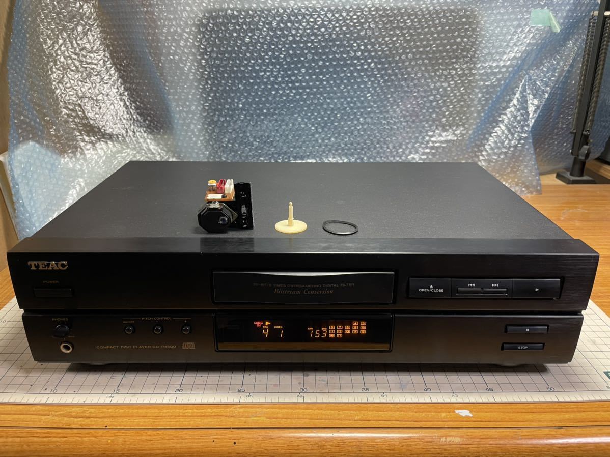 Yahoo!オークション - TEAC CDプレイヤー CD-P4500 ピッチコントロール...