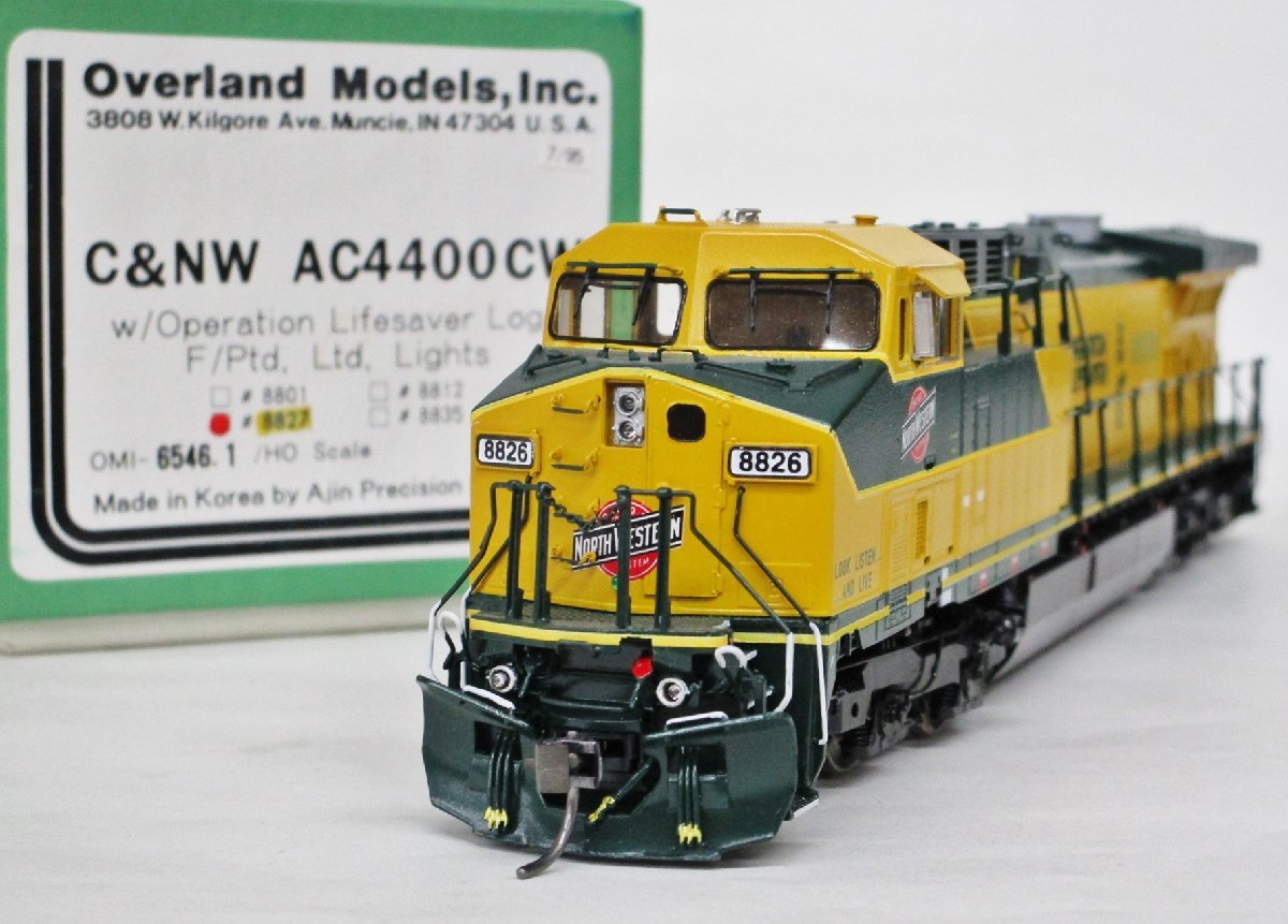 Yahoo!オークション - Overland Models C&NW AC4400CW #8827 HOゲージ ...