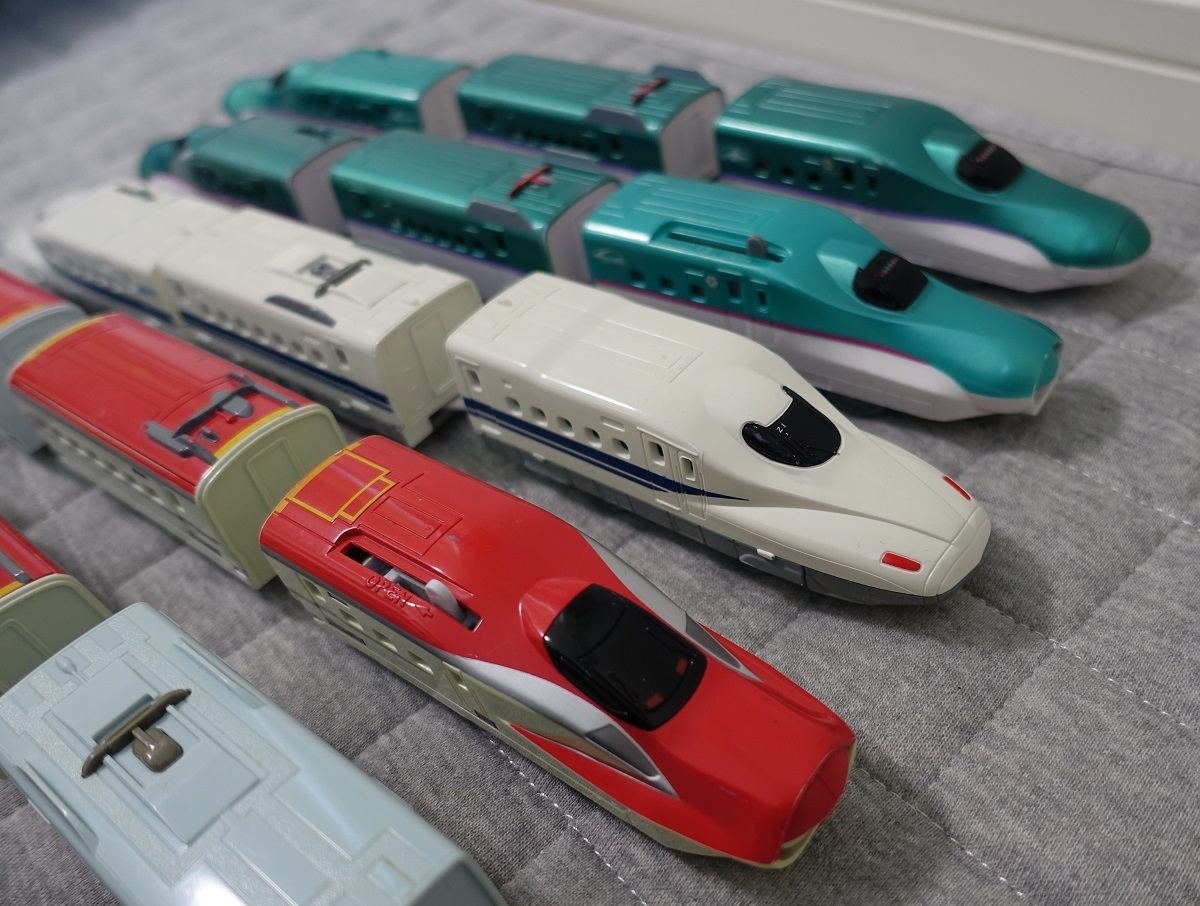 Yahoo!オークション - プラレール 新幹線 20両セット N700系のぞみ E5...