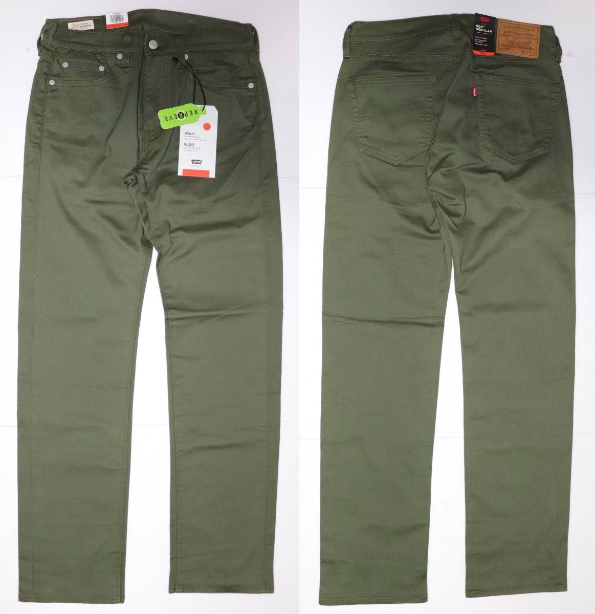 Yahoo!オークション - 定価9000 新品 Levi's リーバイス 00505-2430 W2...