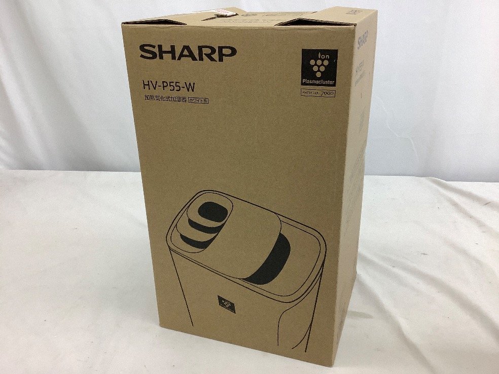 ヤフオク! - SHARP 過熱気化式加湿器 HV-P55-W 通電確認済 20...