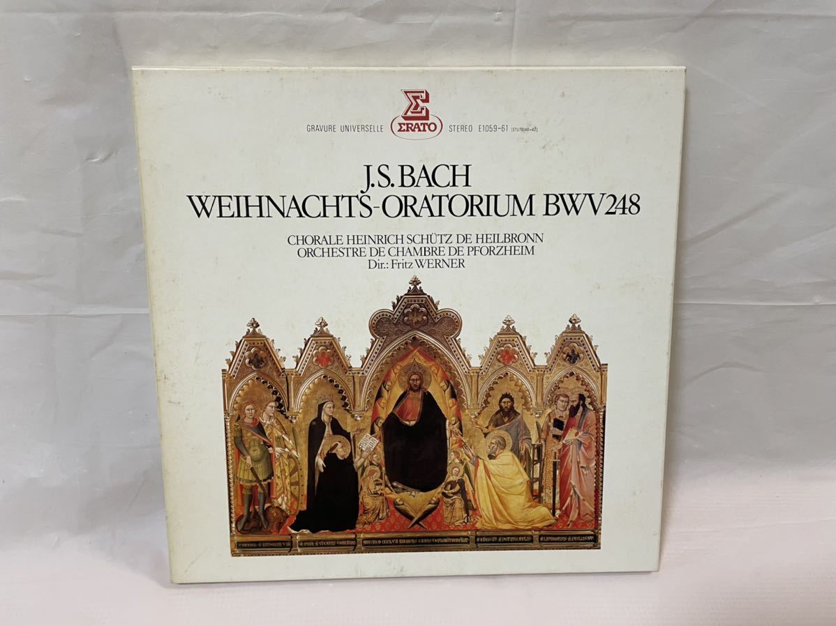 Yahoo!オークション - B019 LP レコード J.S.BACH WEIHNACHTS-ORATORI...