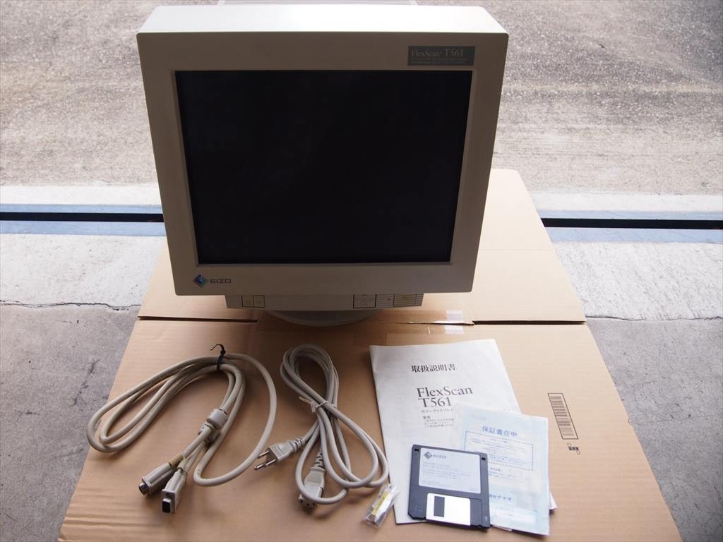Yahoo!オークション - T【フ1-39】【160サイズ】EIZO FlexScan/T561/17...