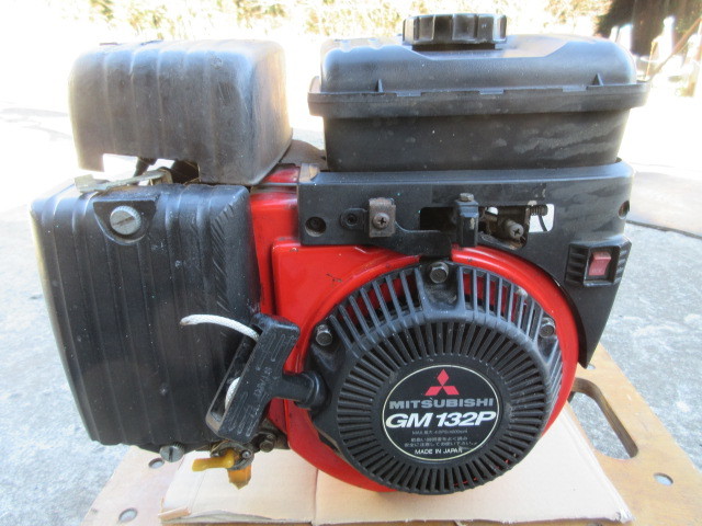 Yahoo!オークション - 801 三菱 エンジン GM132P ガソリン 発動機 ミツ...