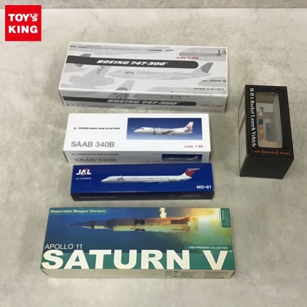Yahoo!オークション - 1円〜 JALUX 等 1/80 JAL HAC SAAB 340B 1/200 ...