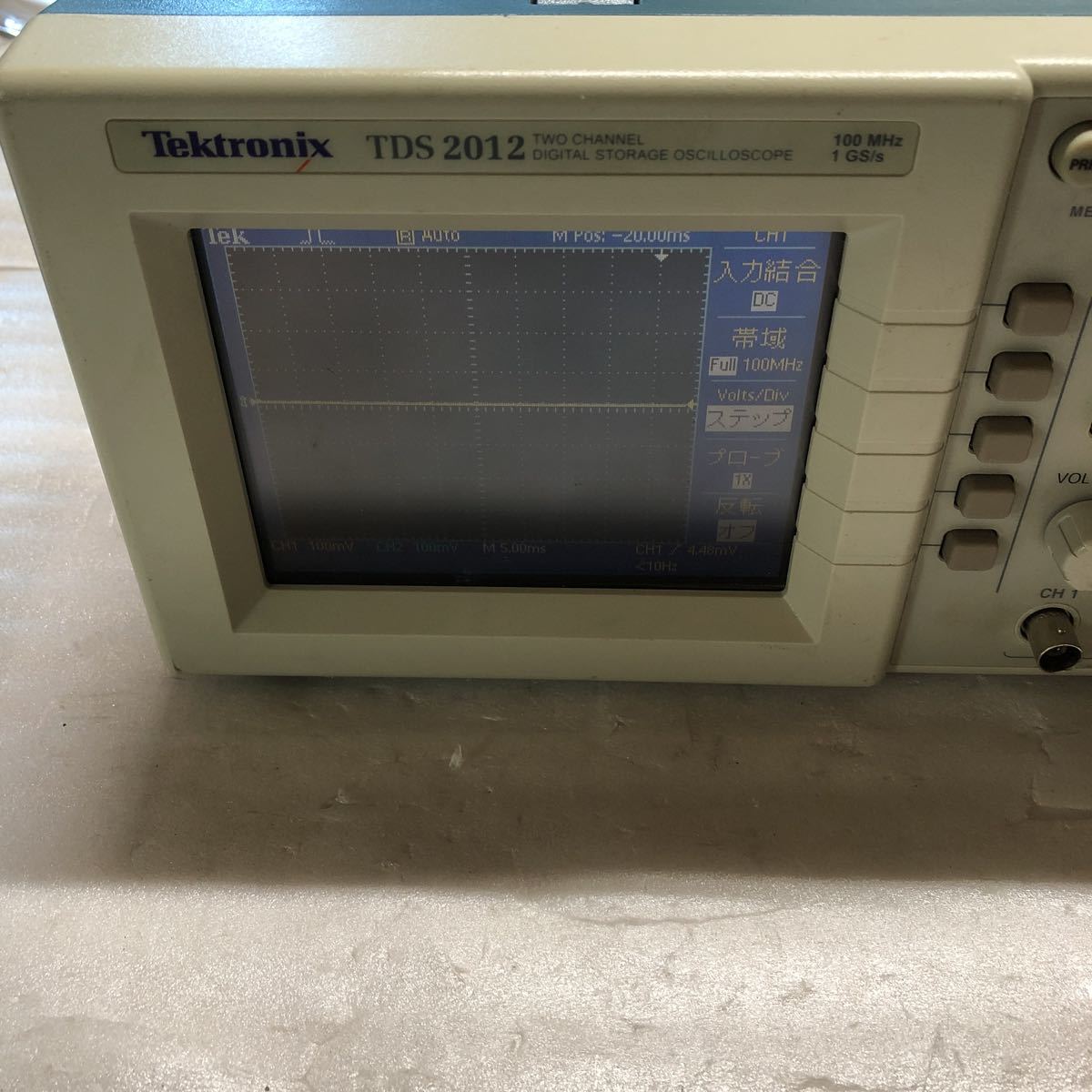 Yahoo!オークション - Tektronix TDS2012 OSCILLOSCOPE 100MHz 1GS/s