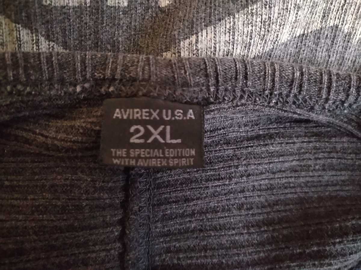 Yahoo!オークション - AVIREX アビレックス ロンT 長袖 2XL