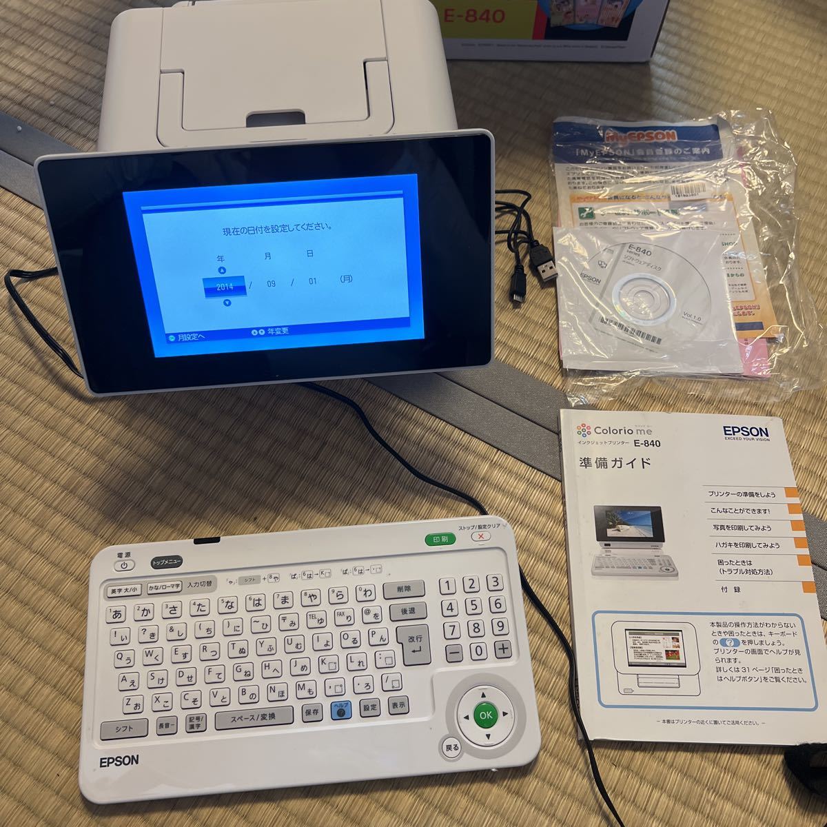 Yahoo!オークション - EPSON E-840 Colorio me カラリオ エプソン 【動...