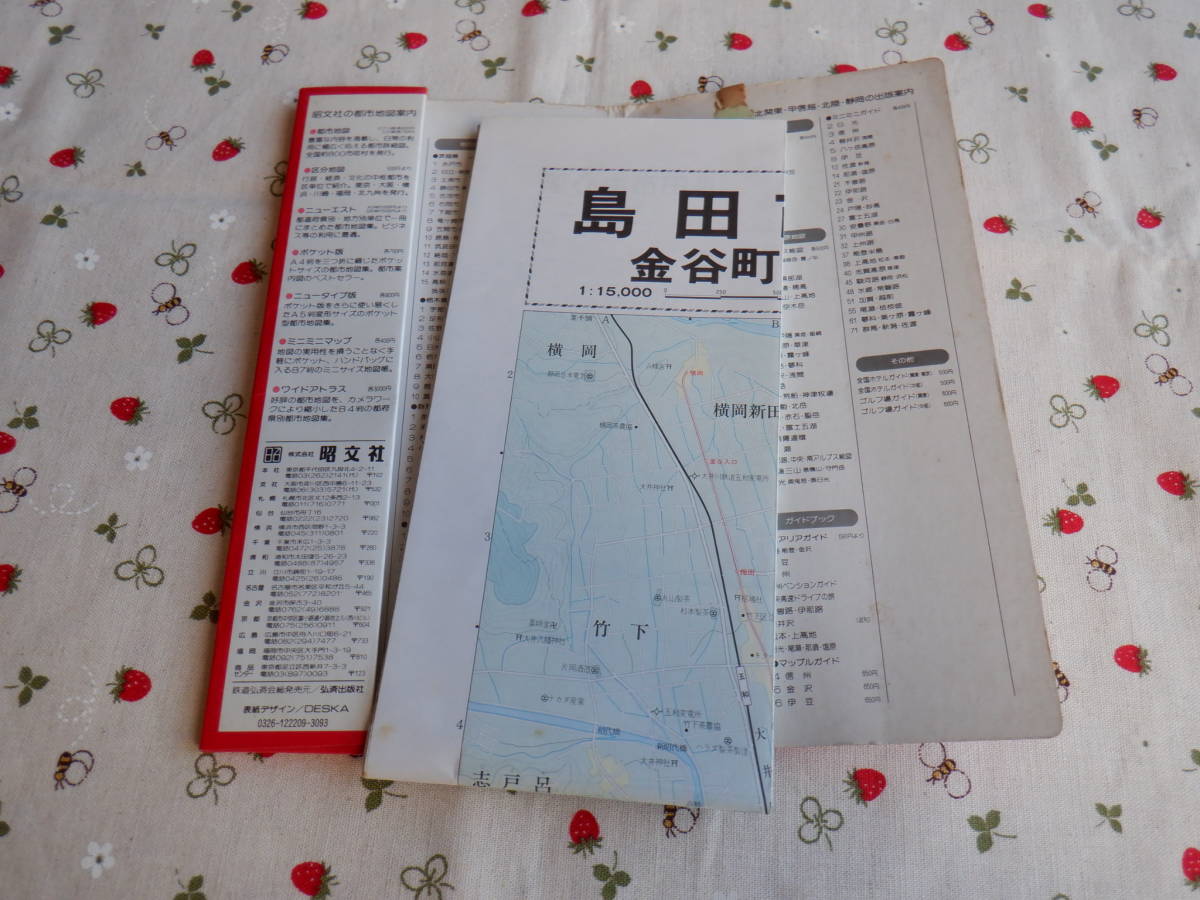 Yahoo!オークション - B12 エリアマップ 都市地図 『静岡県9 島田市 ...