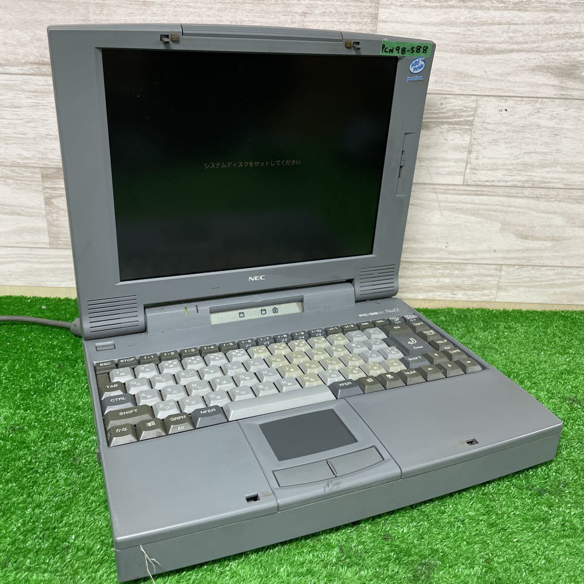 PCN98-588 激安 PC98 ノートブック NEC PC-9821Na12/S8 通電 起動OK ジャンク(ノートブック)｜売買されたオークション情報、yahooの商品情報をアーカイブ ...