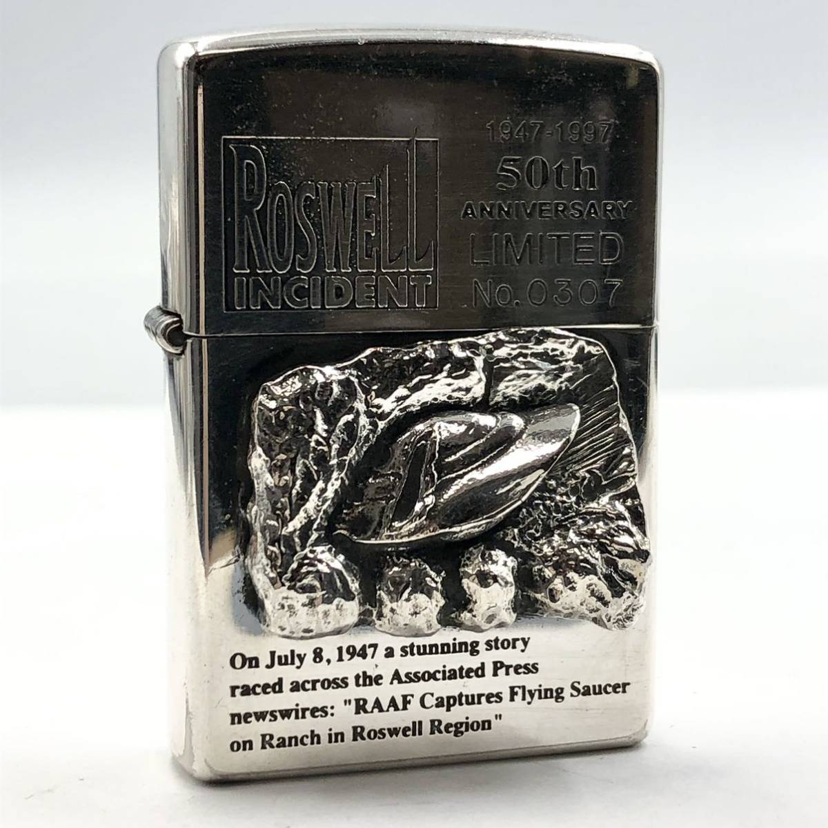 3tk Zippo Roswell Incident 50th Limited ジッポ ジッポー 1997年製 ロズウェル事件 Ufo 限定