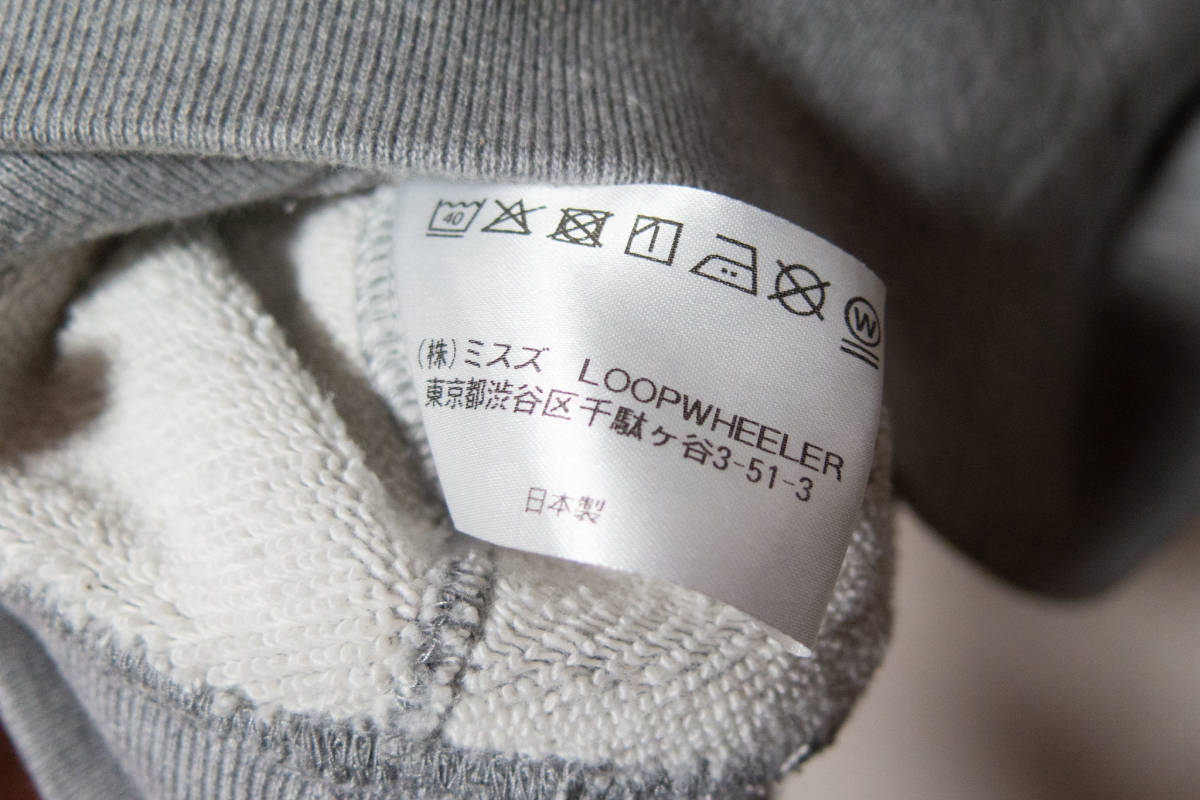 Yahoo!オークション - 美中古品 LOOPWHEELER ループウィラー 吊り編み...