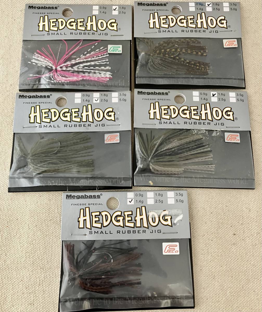 Yahoo!オークション - メガバス ヘッジホッグ 1.4g 1.8g 2.5g 5個セ...