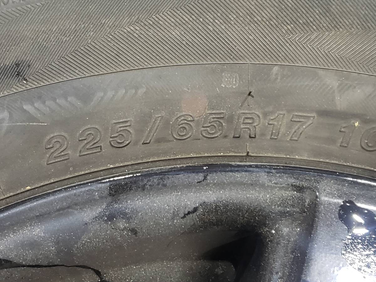 Yahoo!オークション - Q4274 現状渡し 売切 ヨコハマ 225/65R17 17×7J...