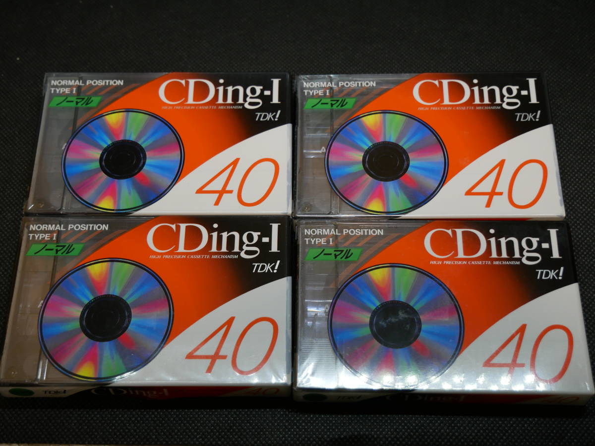 Yahoo!オークション - 新品 TDK CDing-1 40分ノーマルテープ4本セット
