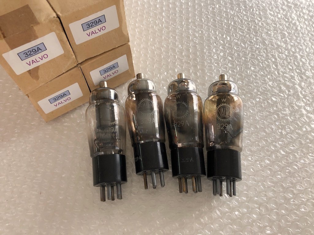 Yahoo!オークション - 真空管 VALVO 329A 4本セット S157