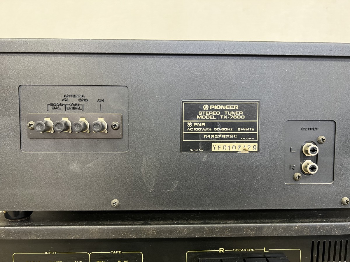 Yahoo!オークション - 極美品 PIONEER パイオニア SA-7600 / TX Yahoo!オークション - 極美品 PIONEER パイオニア SA-7600 / TX
