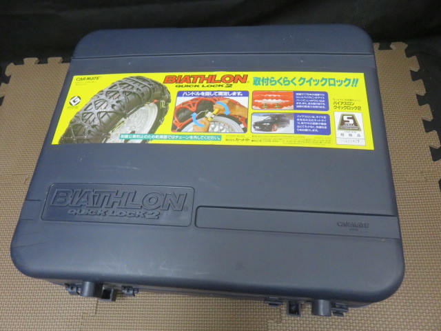 Yahoo!オークション - 中古美品 カーメイト 非金属タイヤチェーン バイ...