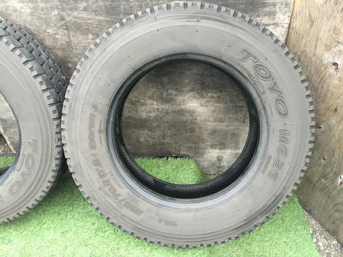 Yahoo!オークション - 即決 TOYO M626 SNOW 215/70R17.5 123/121J 2017...