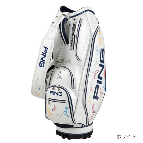 Yahoo!オークション - ピンゴルフ CB-C221 ホワイト ネームプレートな...