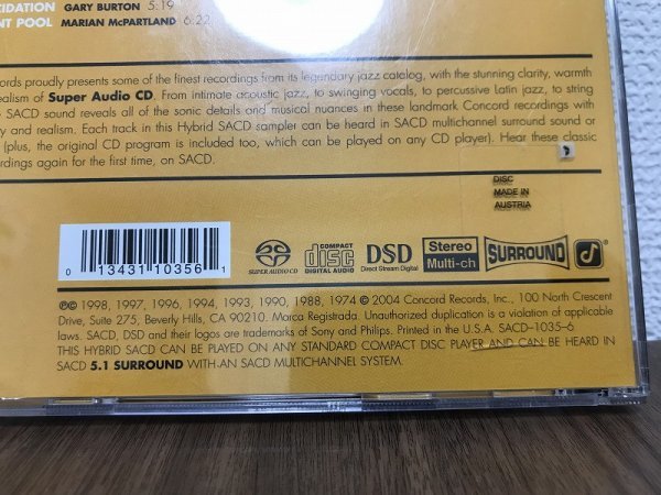 高音質CD CONCORD JAZZ SUPER AUDIO CD SAMPLER Vol.2 SACD DSD(ジャズ一般)｜売買されたオークション情報、yahooの商品情報をアーカイブ公開 ...