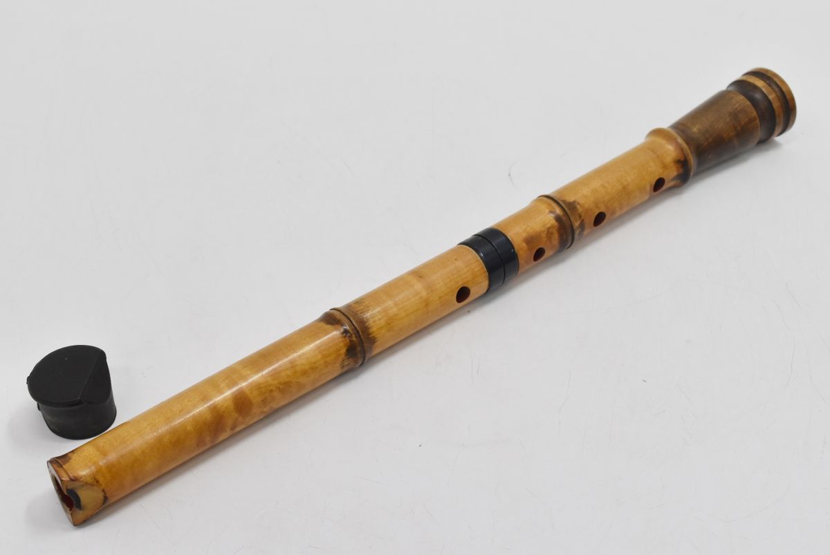 Yahoo!オークション - (72M 1214G2) 尺八 在銘 54.3cm 時代物 和楽器