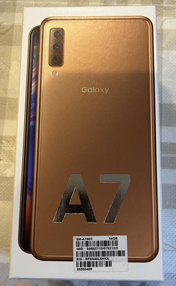 Yahoo!オークション - 超美品 ギャラクシー Galaxy A7 64GB SIMフリー ...