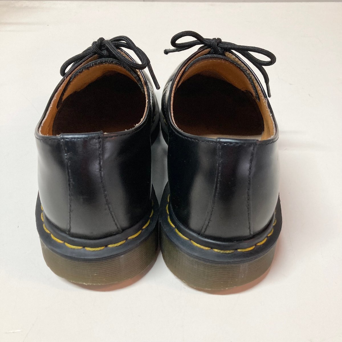 Dr.Martens ドクターマーチン 1461 UK8 レザー シューズ 3ホール ローカット 靴 ブーツ 26.5cm ブラック メンズ 1.22kg(中古)のヤフオク落札情報