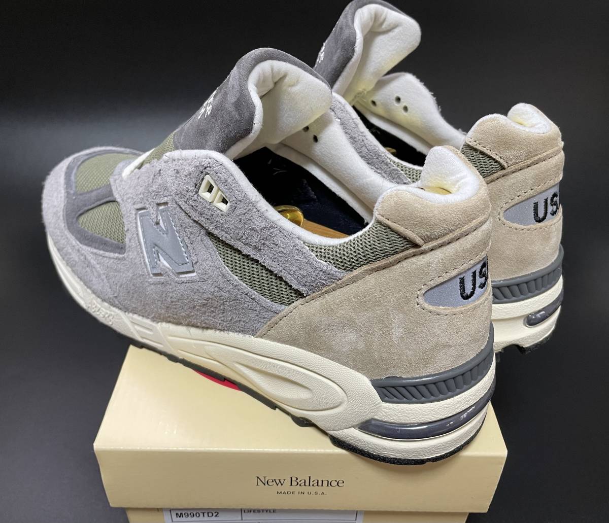NEW BALANCE USA M990 TD2 未使用品 9D 27.0 公式オンライン購入品(新品)のヤフオク落札情報