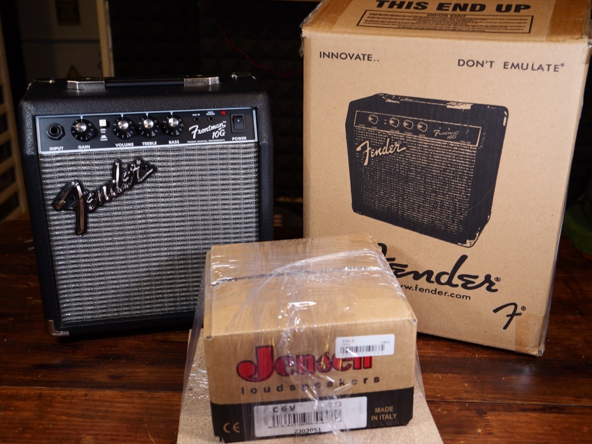 Yahoo オークション 送料無料 中古 Fender Frontman 10g Jensen C6v