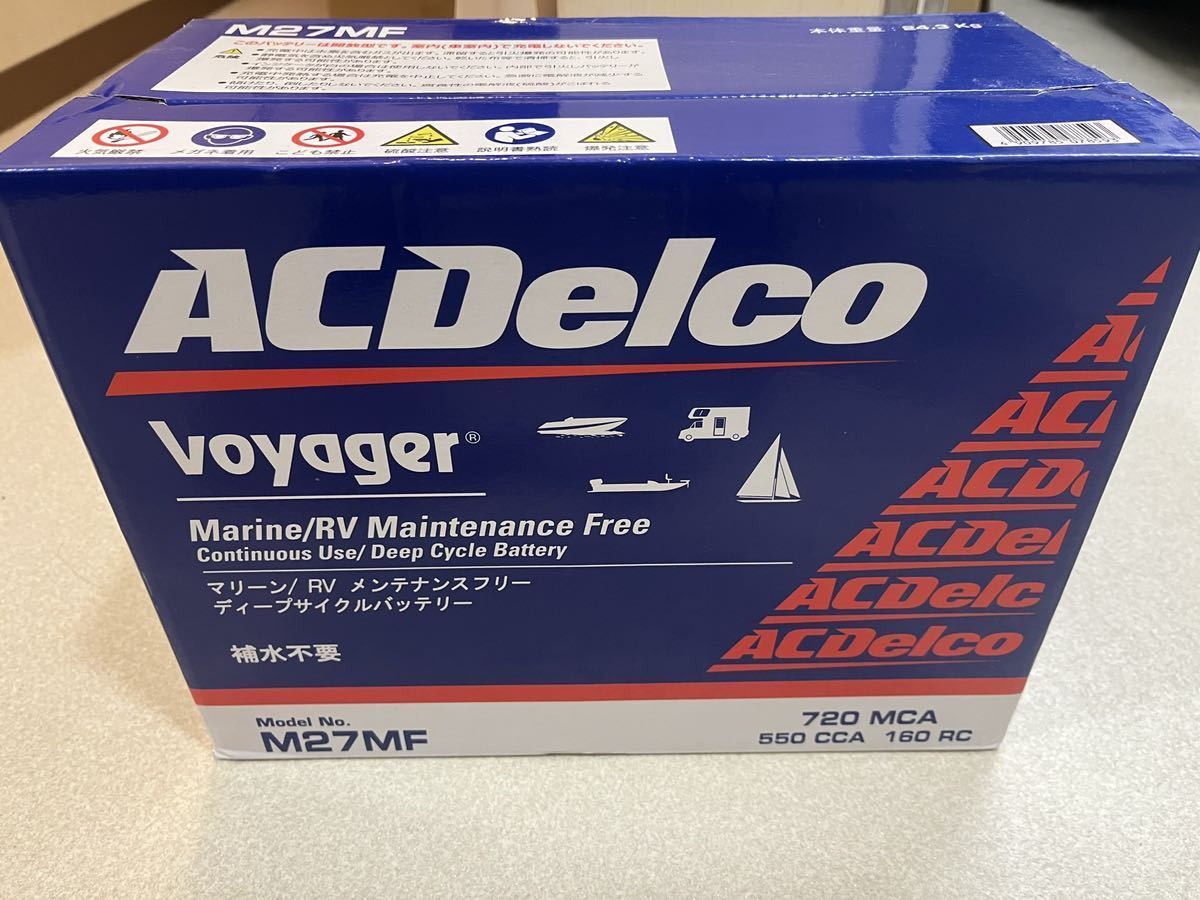 Yahoo!オークション - AC DELCO ボイジャー マリン用バッテリー M27MF