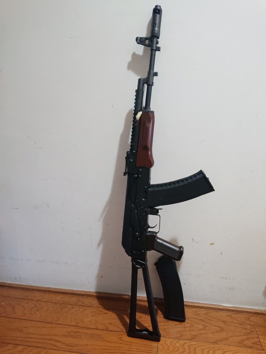 東京マルイ 次世代電動ガン AKS74N ガスチューブレイル取付 東京マルイ 次世代電動ガン AKS74N ガスチューブレイル取付