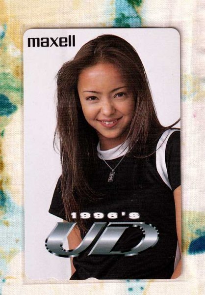 Yahoo!オークション - (Y34-2) 安室奈美恵 1996 マクセル maxell UD テ...