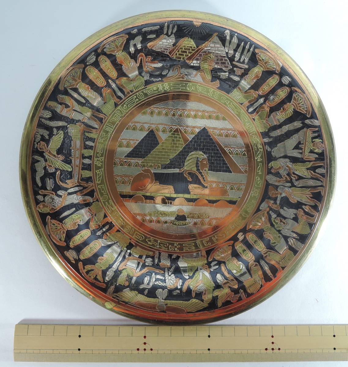 Yahoo!オークション - Z02 エジプト ピラミッド/スフィンクス 真鍮製 ...