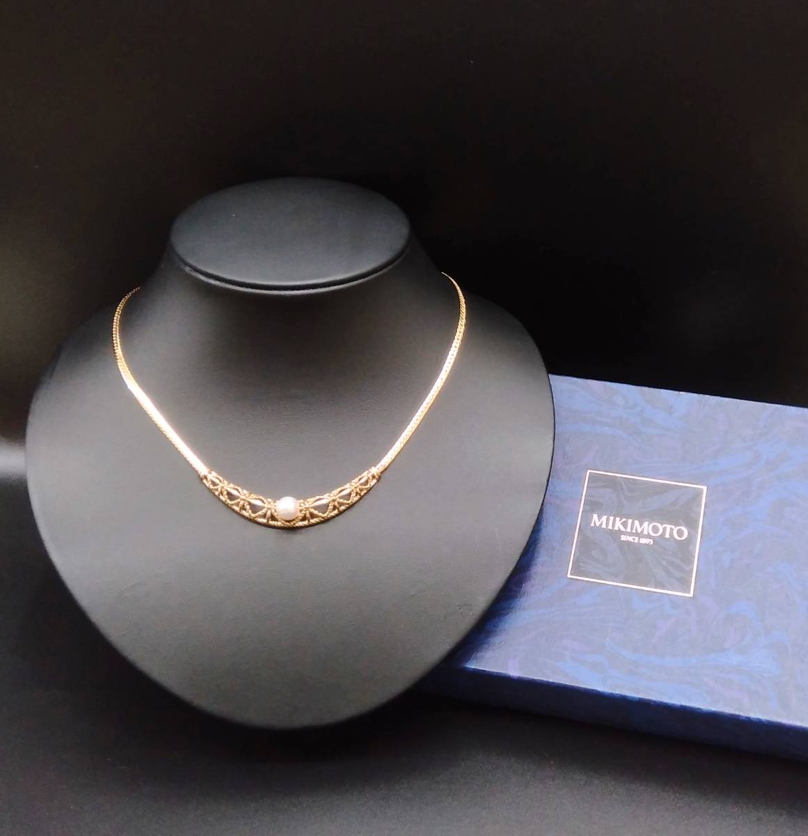 Yahoo!オークション - 【極美品】 MIKIMOTO ミキモト K18 18金 19g 約4...