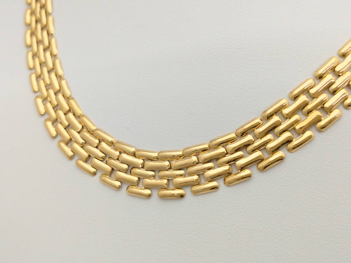 Yahoo!オークション - K14／41cm／18.8g／デザインネックレス 585刻印 ...