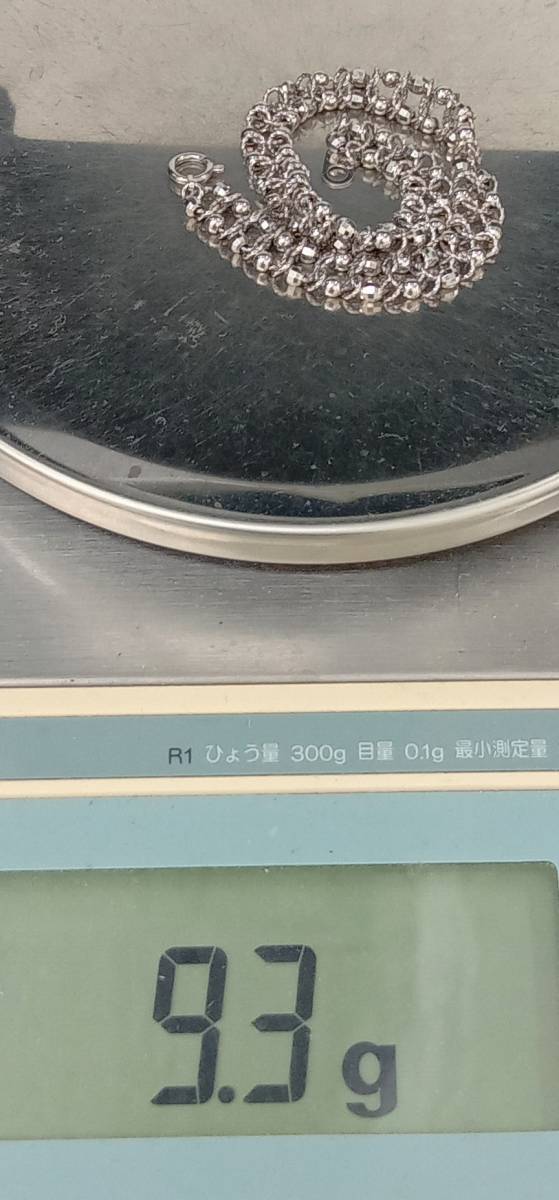 Yahoo!オークション - ブレスレット Pt850 プラチナ 18cm 9.3g 店舗受取可