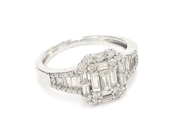 Yahoo!オークション - Pt900 ダイヤ0.75ct リング 指輪 4.9g #12